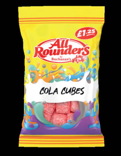 All Rounders Cola Cubes 100g — Friends of West Suffolk Hospital Shop