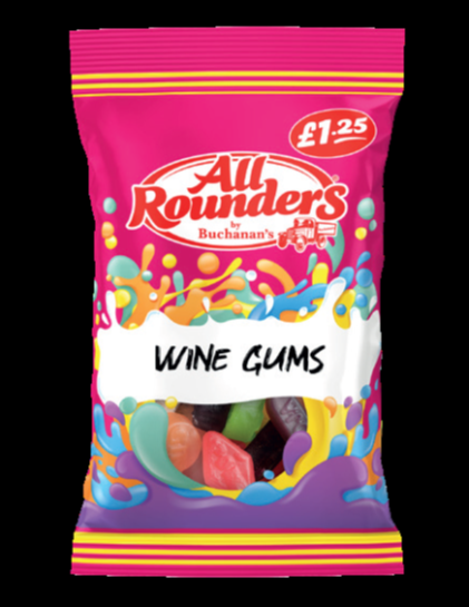 All Rounders Wine Gums 100g — Friends of West Suffolk Hospital Shop