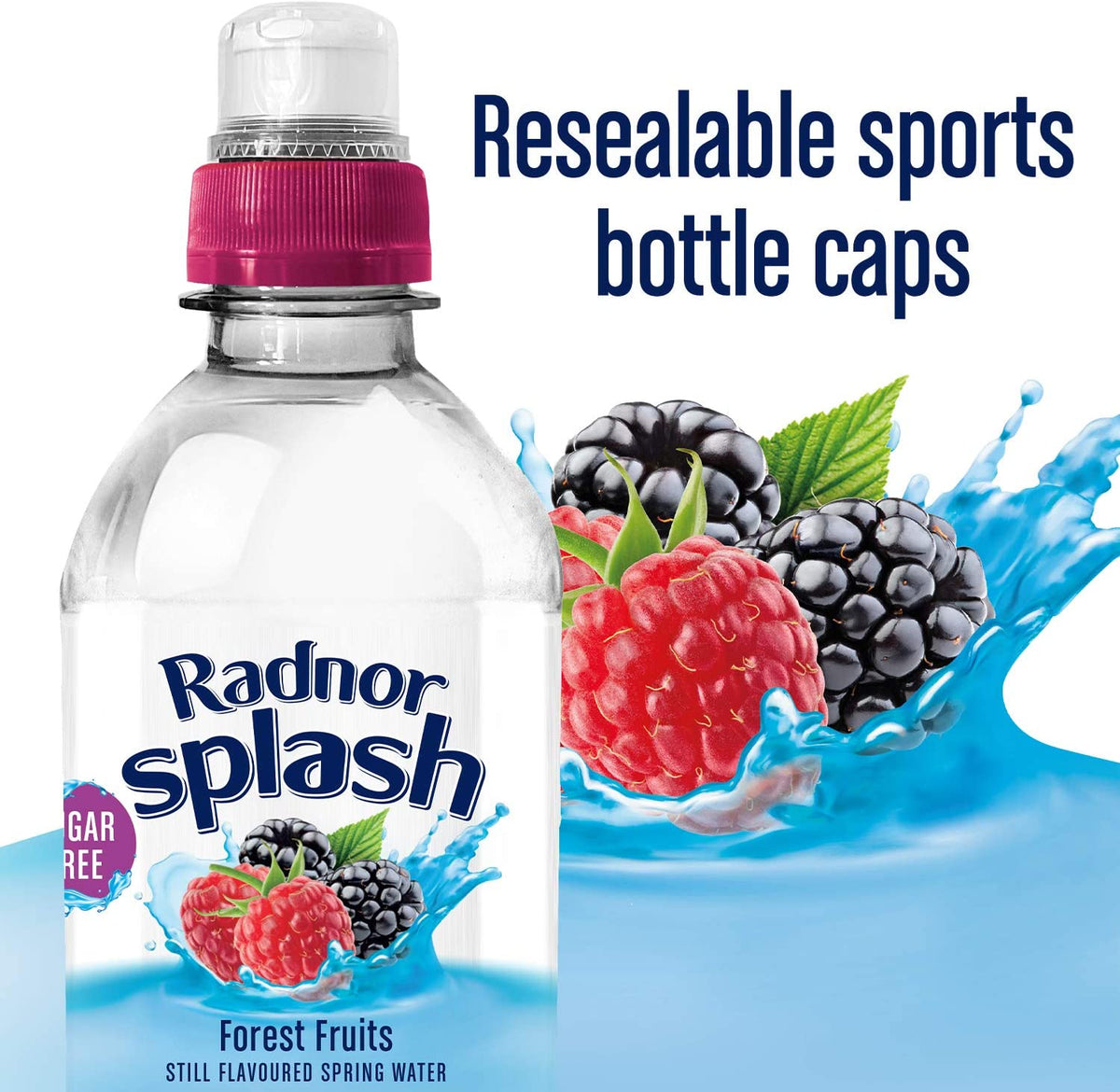 Radnor Splash Forest Fruits Still Flavoured Spring Water 500ml ...